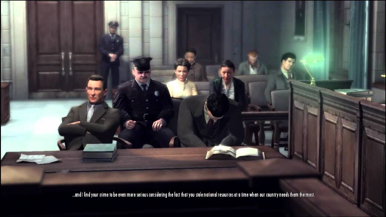 Mafia II - Vito got arrested / Vito goes to prison - YouTube