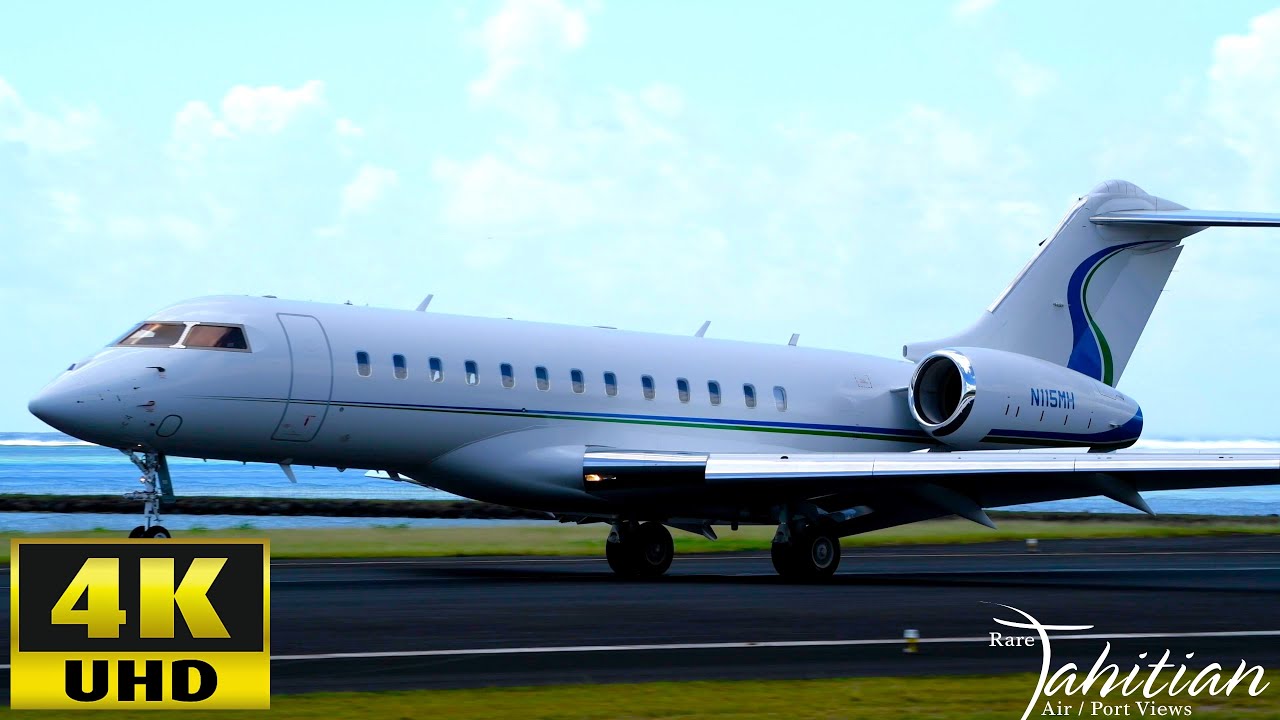 March 27, 2022 : Glex reg N115MH was seen landing at Tahiti Int'l - YouTube