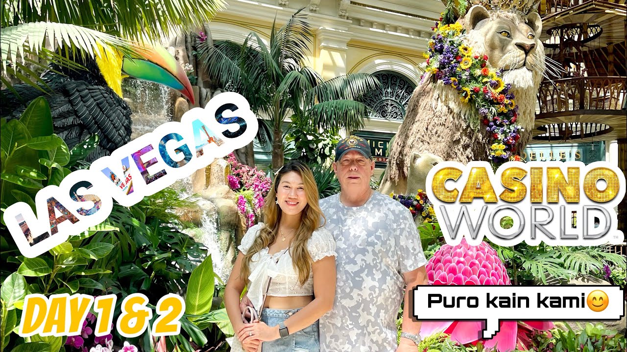 LET'S GO TO VEGAS | DAY 1 & 2 | JOLLIBEE | BACCHANAL BUFFET | KAIN AT ...