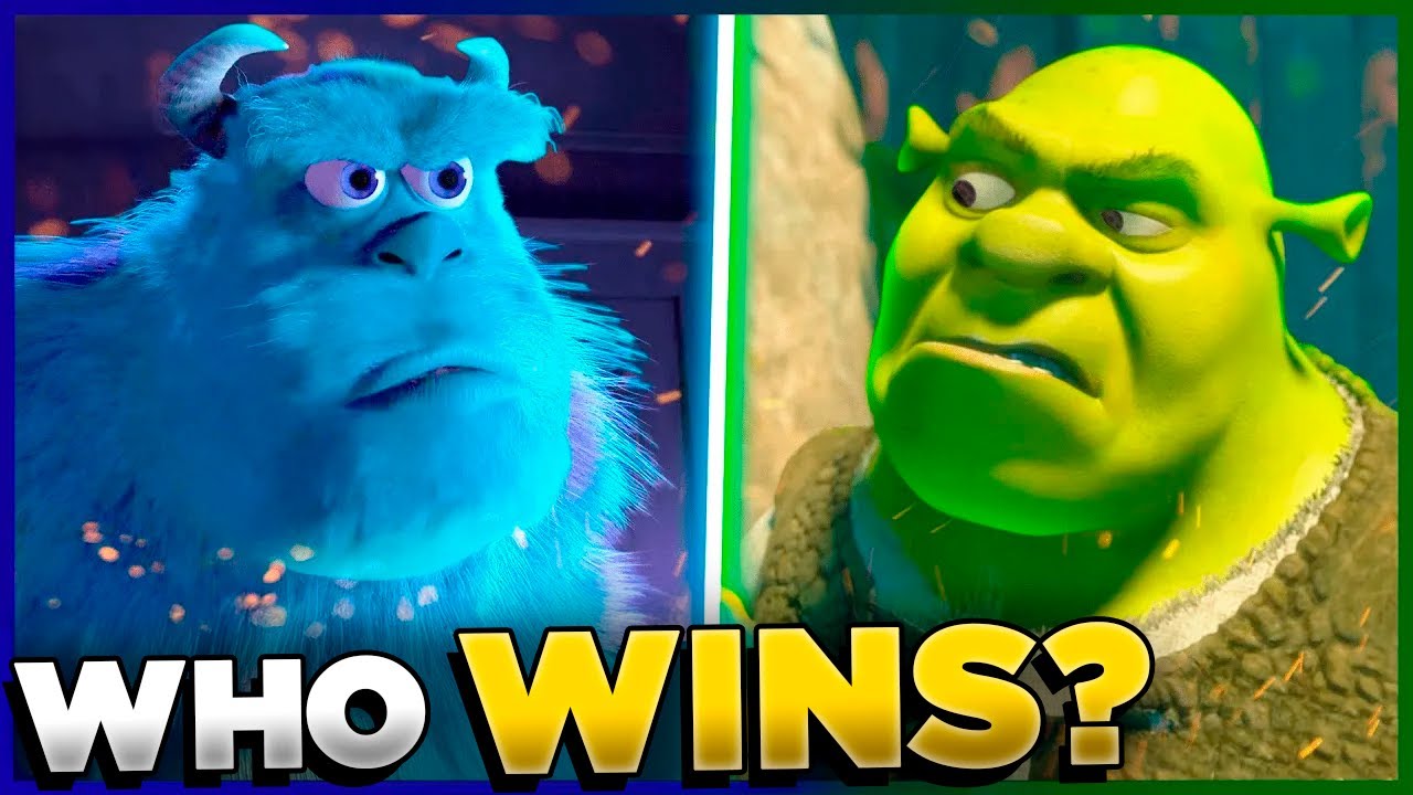 SHREK VS SULLEY | WHO WINS? | CHARACTER DUEL - YouTube