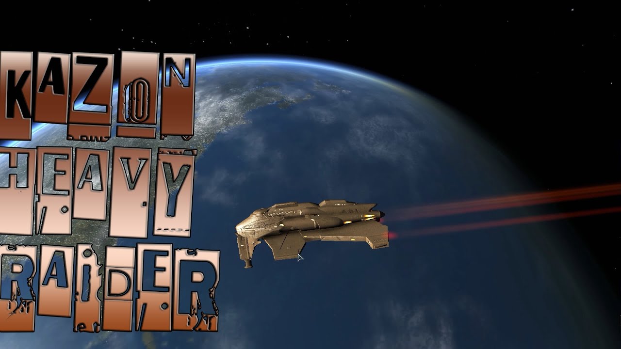 Kazon Heavy Raider with all ship visuals - Star Trek Online - YouTube