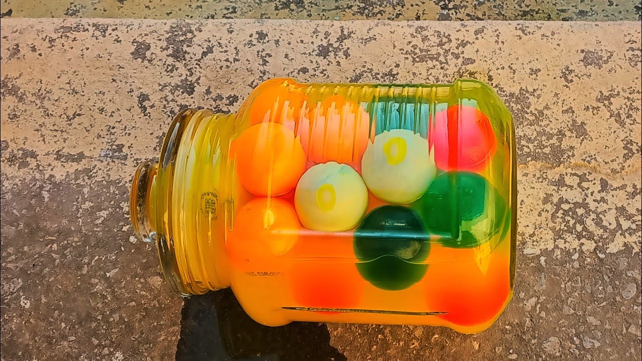 Crushing Crunchy & Soft Things! Breaking glass bottles ⚠️🔥 #shorts # ...
