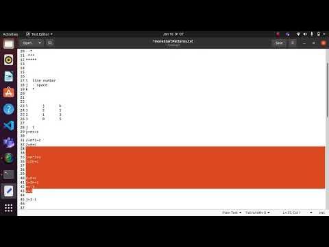 more star patterns in C (part 1) - YouTube