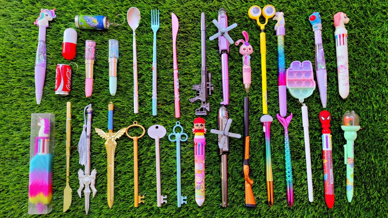 Ultimate Collection of Amazing Pens 😍 Alag alag Design ke pens😱 - YouTube