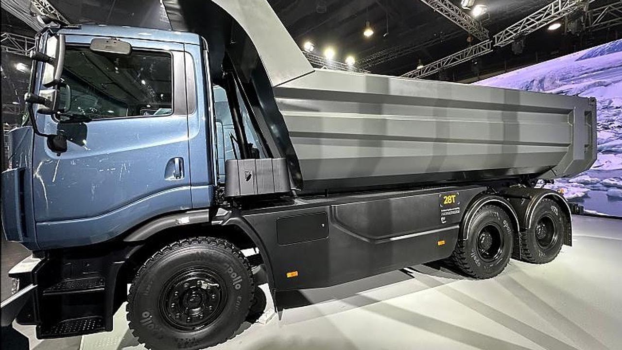 2023 Tata Prima E.28 K Electric Tipper Launched At Auto Expo 2023 ...