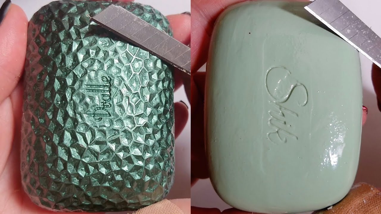 Soap Carving ASMR Relaxing Sounds no talking Satisfying ASMR Video # ...