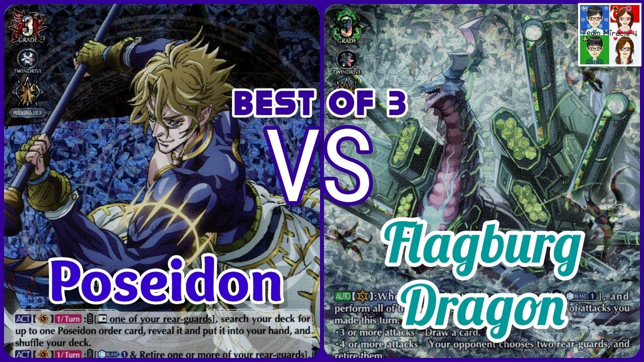 Poseidon VS Flagburg Dragon | Record of Ragnarok VS Stoicheia ...