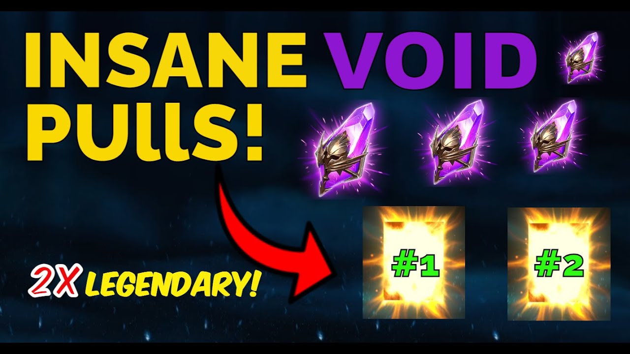 VOID LUCK!? 2x LEGENDARY?? + TAG TEAM GRIND #4 | RAID: Shadow Legends ...