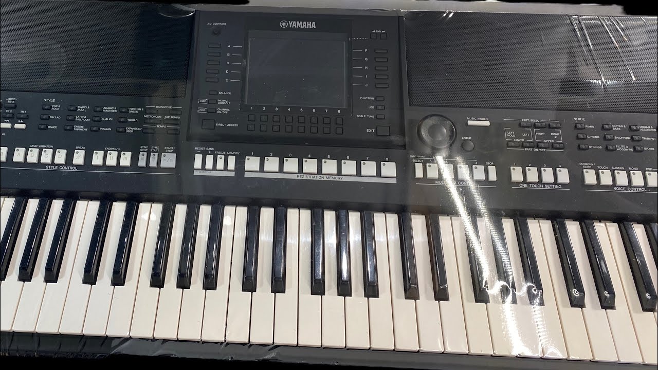 شرح اورج ياماها 2000 اصوات وايقاعات احترافية 1 | Yamaha PSR A2000 ...