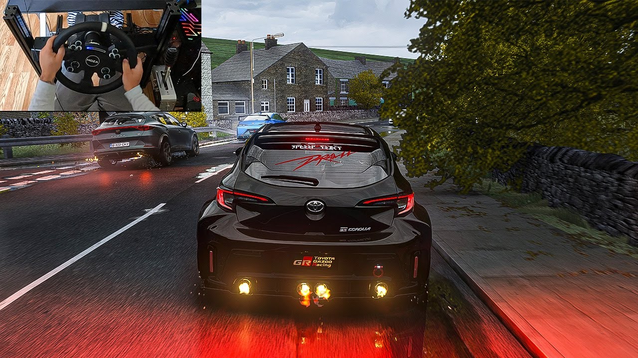 Widebody 414HP Toyota GR Corolla - Asstto Corsa | Moza R9 Gameplay ...
