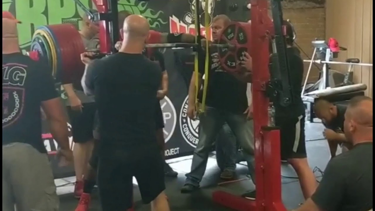 James Searcy hitting 1058 lbs Raw Squat @308lbs BW - New All Time World ...
