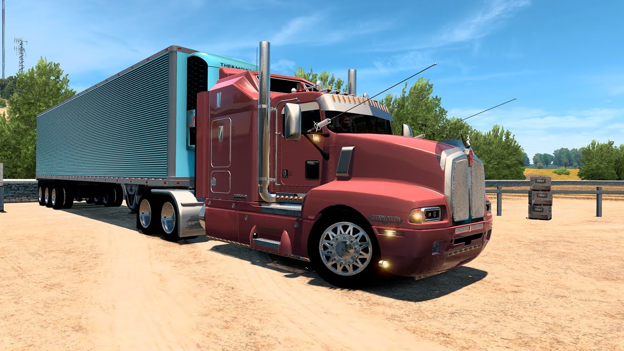 Hermoso Kenworth T600 para ATS 1.45 en el Mapa De Colombia MapKalo ...