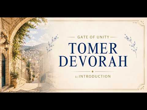 Tomer Devorah 1: Introduction to the 13 Attributes of Hashem's Mercy