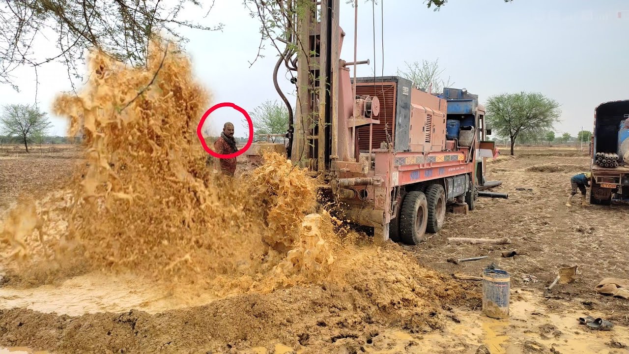 Borewell Drilling High Speed Super Fast Bore well 320 Feet Amazing ...