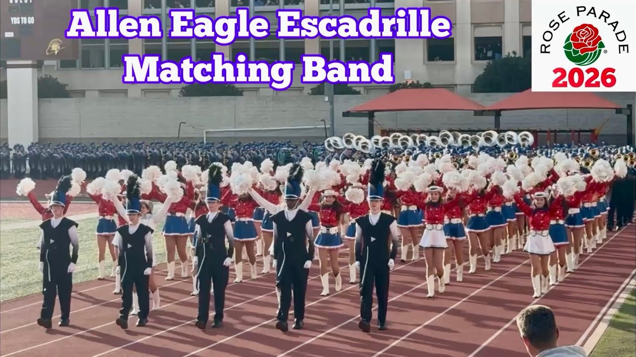 Allen Eagle Escadrille Marching Band (Allen, Texas) - Rose Parade ...