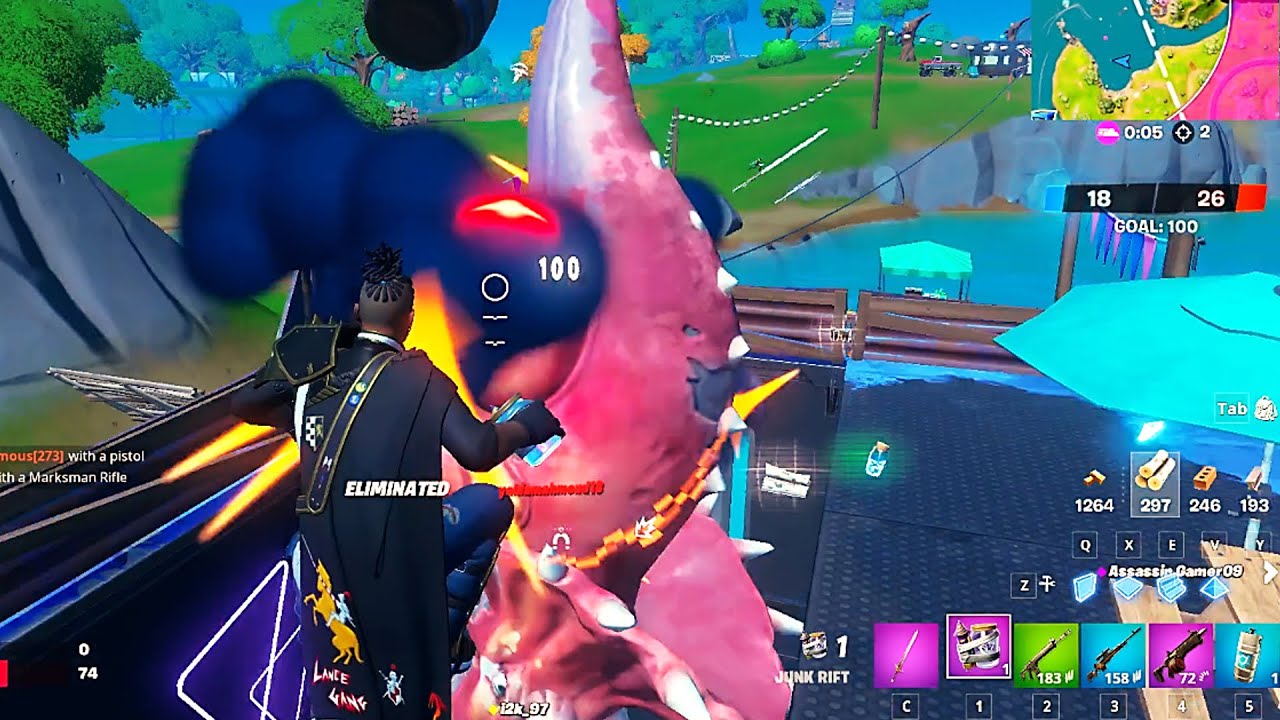 Eliminate an opponent with a Junk Rift - Fortnite Week 11 Season Quests ...