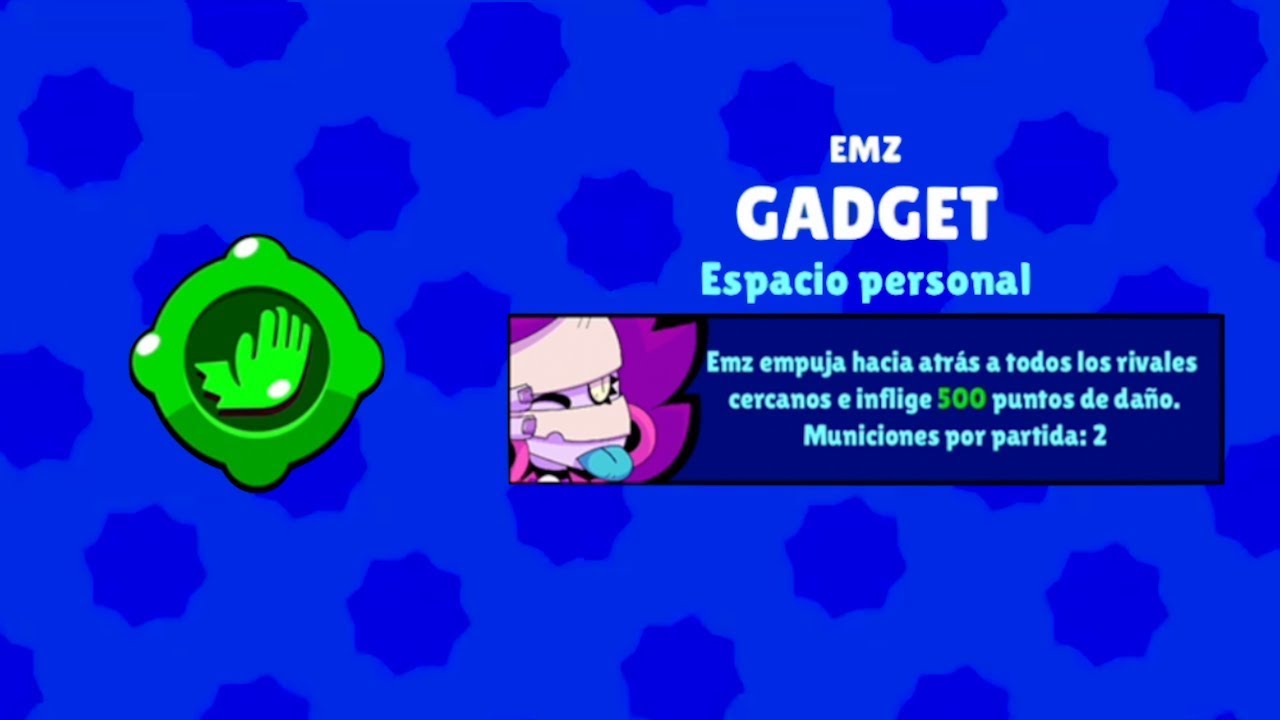 ⭐️BRAWL STARS⭐️ EMZ Gadget Espacio Personal - YouTube