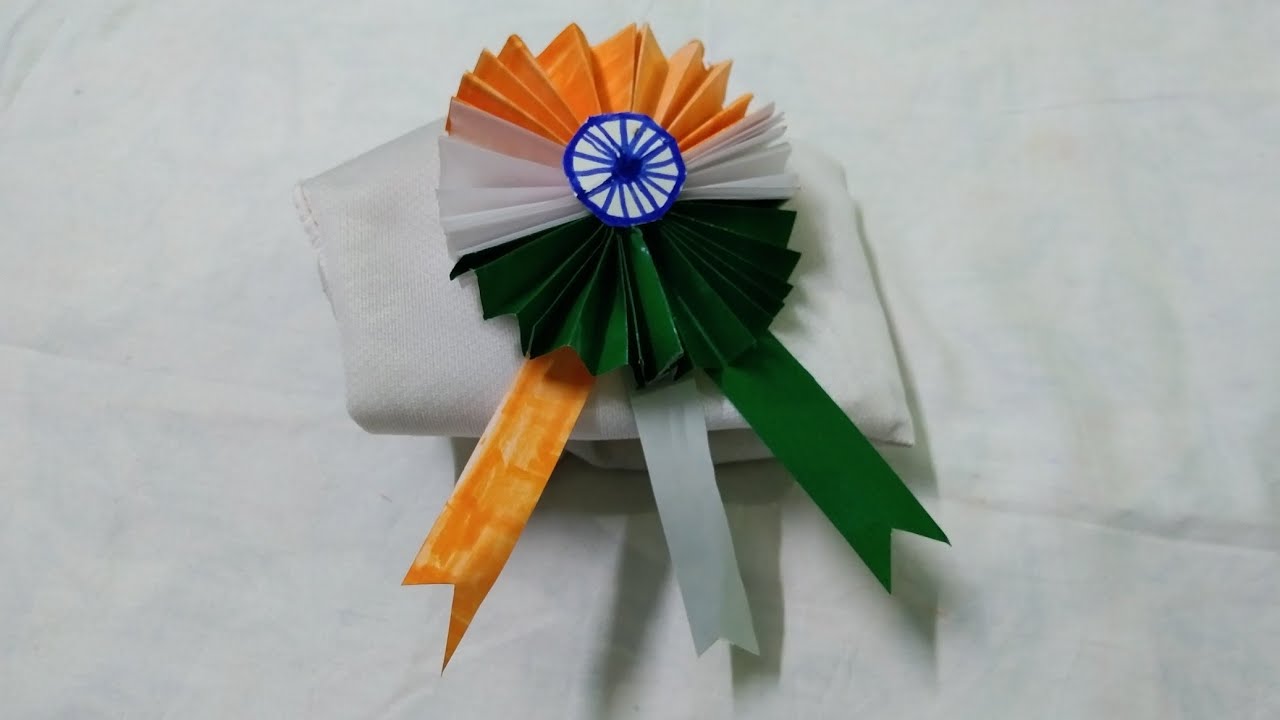 15 August Special Brooch ideas 💡 Simple & Easy Home made Brooch ideas ...