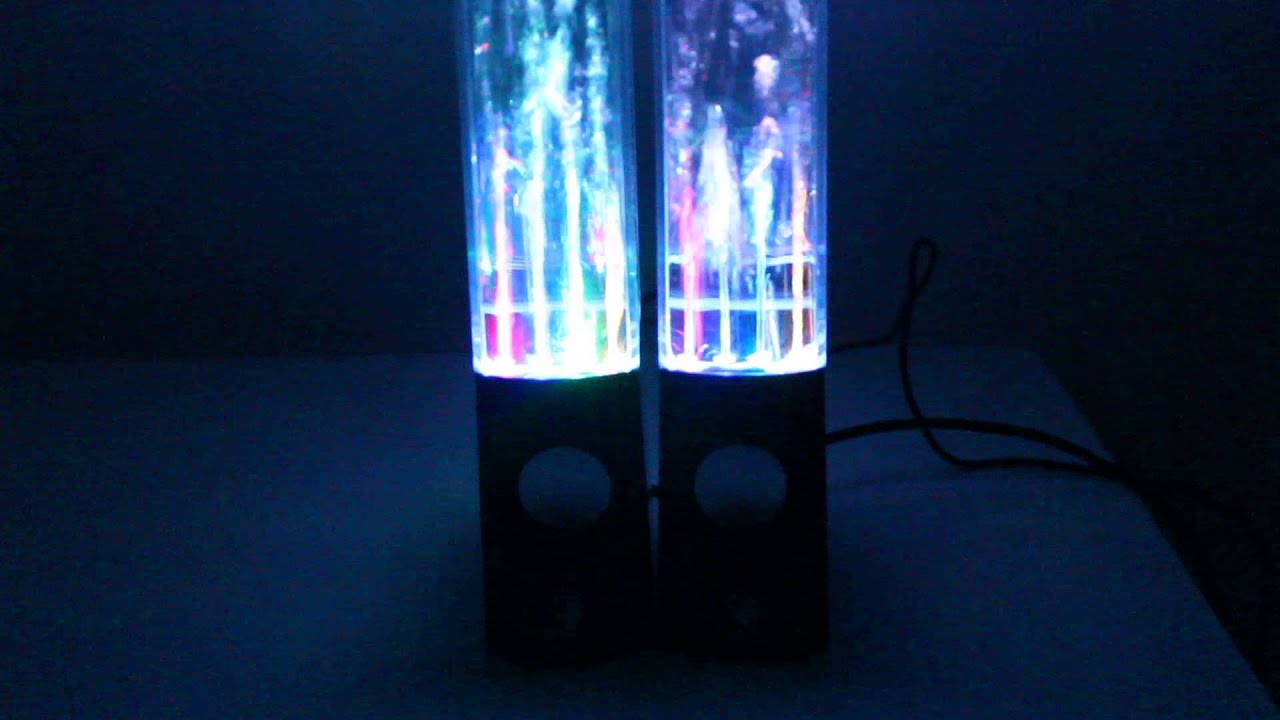 Water LED Dancing Fountain Speakers Music MP3 Water Dances To The Beat ...