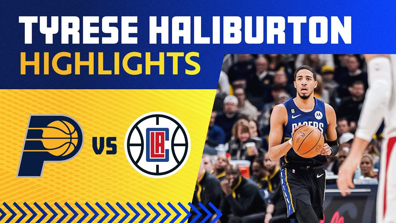 Tyrese Haliburton 24 Points & 10 Assists | Indiana Pacers vs. LA ...