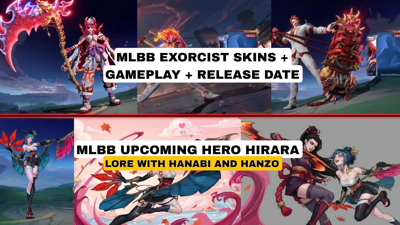 ALL Exorcist Skins + Gameplay and release date + NEW Hero 133 Hirara ...