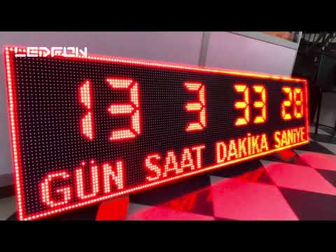 Led Saat - Derece - Kronometre - Zaman Sayaçları