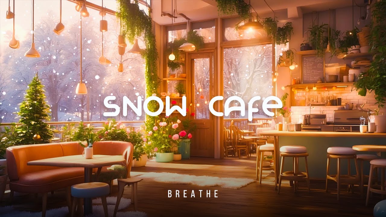 Christmas SNOW DAYS CAFE ️ Step into Tranquility with Relaxing Ambience ...
