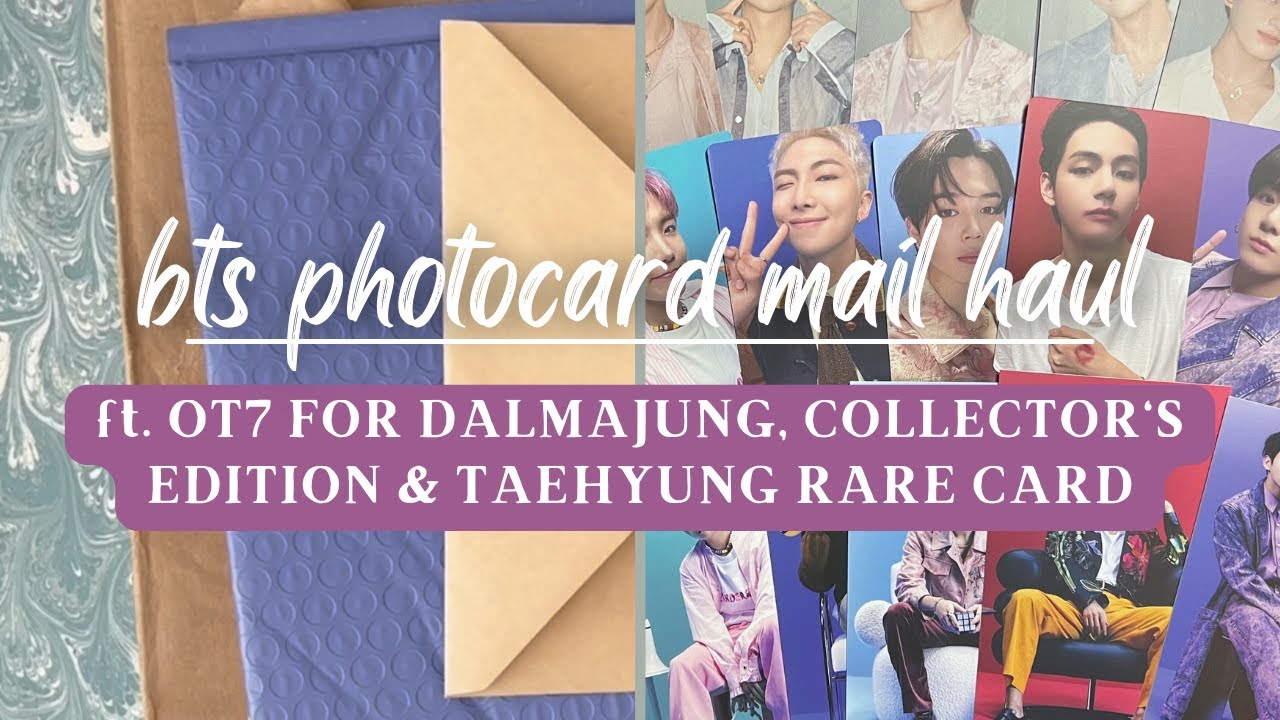BTS Photocard Mail Haul ft. ot7 for dalmajung, proof collector's ...