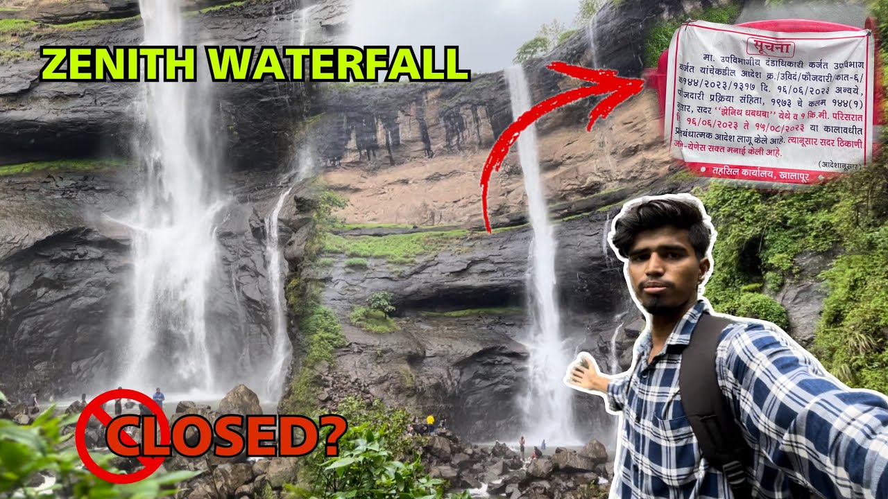 ZENITH WATERFALL KHOPOLI || close? || How to Reach Zenith Waterfall ...