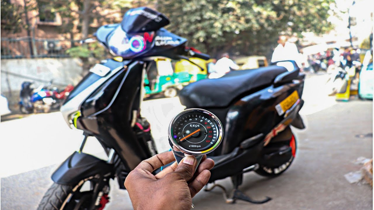 Install RPM Meter In Modified Aviator 😍 | Modified Honda Aviator ...