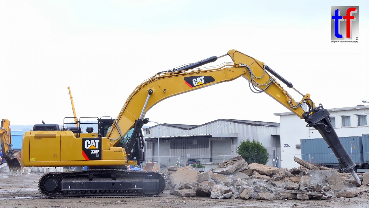 **Erste Arbeitsstunde** CATERPILLAR 336F LN w. Hammer, Stuttgart ...