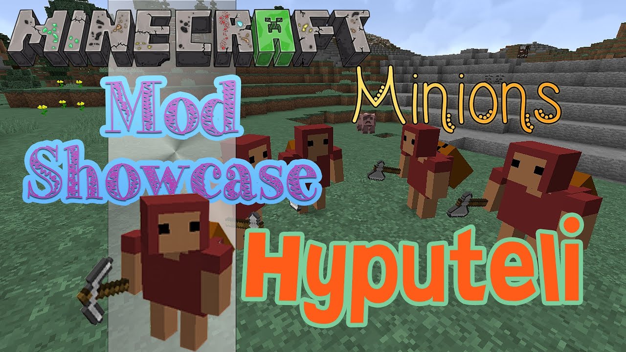 Minecraft Mod Showcase: Minions Mod! - YouTube