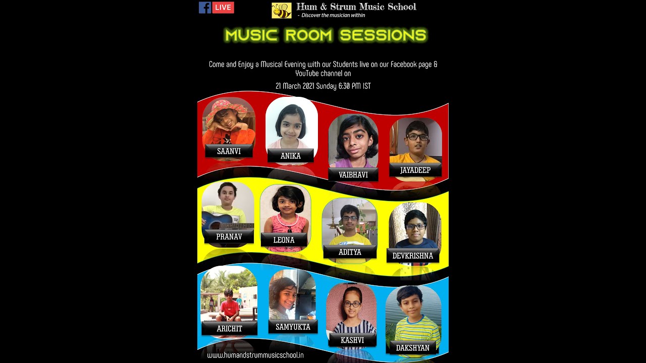 Music Room Sessions | Hum and Strum Music School Live Stream - YouTube