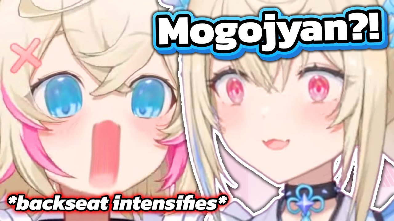 Mococo suddenly comes to Fuwawa's solo stream just to backseat her, and ...