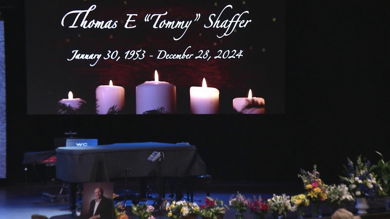 Thomas E Shaffer Funeral - YouTube