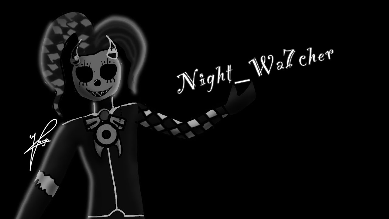 The Drawing Of Night Watcher (Roblox) - YouTube