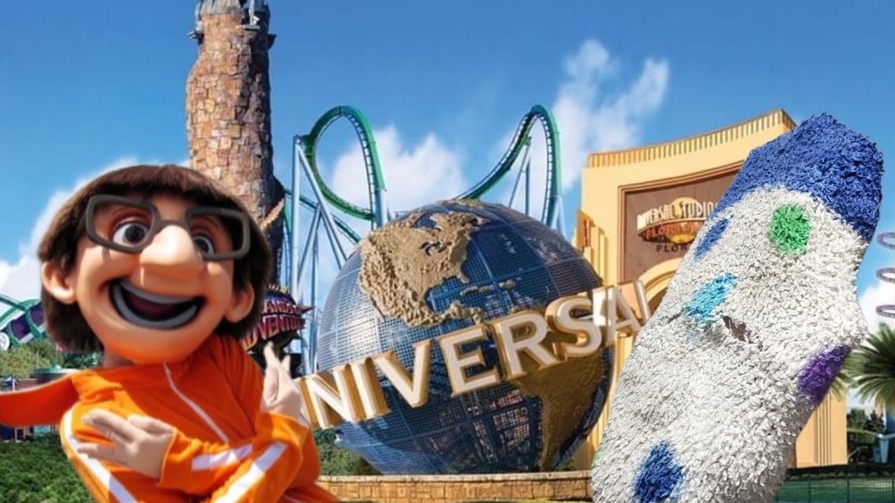 Mr Puppet goes to Universal Studios! - YouTube