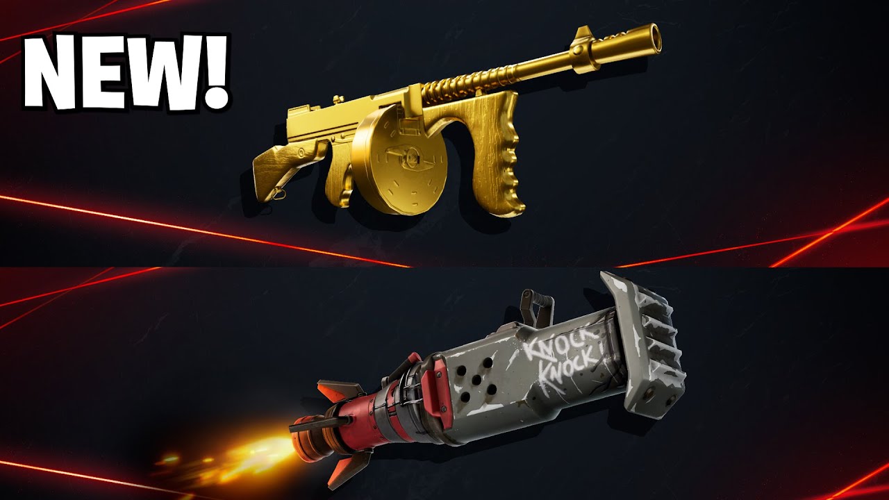 All New Weapons in Fortnite Chapter 4 Season 4 - YouTube