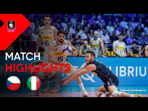 Highlights | Czechia vs. Italy | CEV Enel EuroVolley 2026 | Men