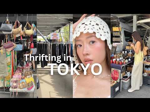 Thrifting in Tokyo, Japan | best flea market in Tokyo, vintage shopping, thrift haul!