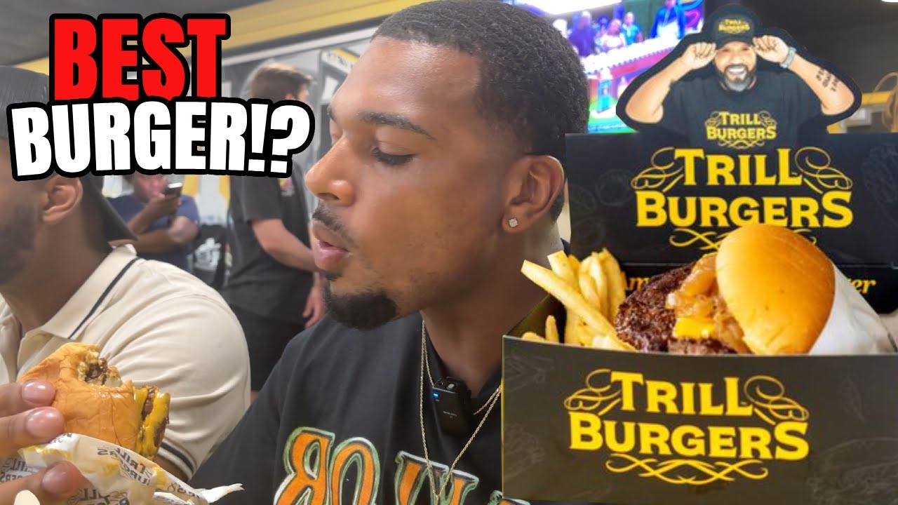 I Tried Houston’s Best Burger for the First Time! (Trill Burger) - YouTube