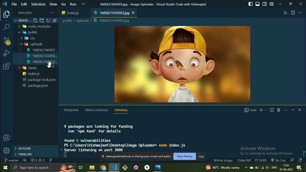 Building an Image Uploader Project using Express and Multer. - YouTube