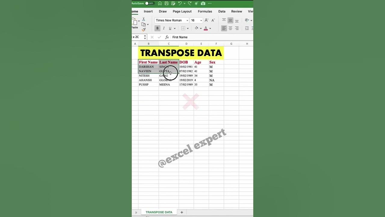 Don't change manually data in excel! #exceltricks #exceltips #exceltutorial #excelshortsfeed ...