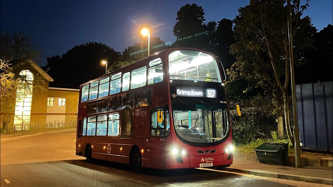 Double Full Route Visual~307: Brimsdown Station - Barnet Hospital ...