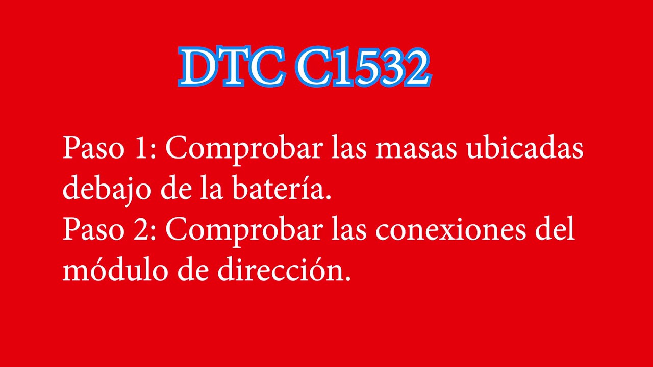 🛠 DTC C1532 Avería en la Dirección Eléctrica Opel Corsa, Combo, Meriva ...