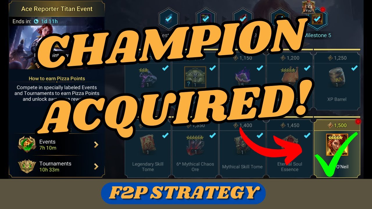 Let's Break Down The Ace Reporter Titan Event! | F2P Strategy | RAID ...