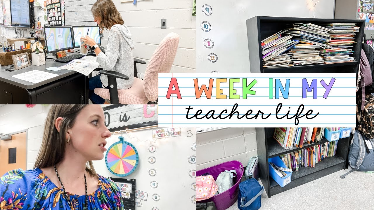 WEEK IN MY TEACHER LIFE | scanning books in florida, prepping for state ...