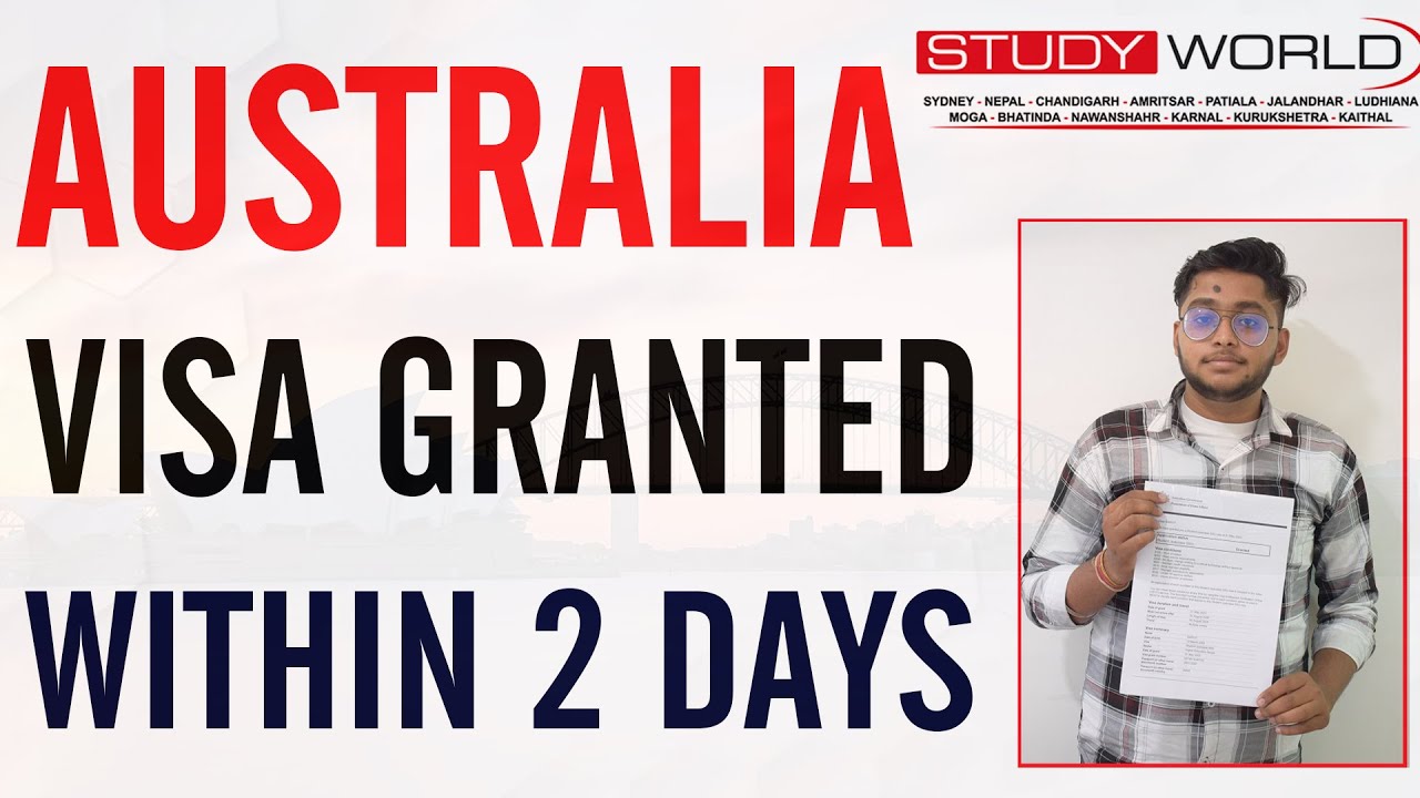 Australia Visa Granted Within 2 Days After 12th | Latest Australia Visa ...