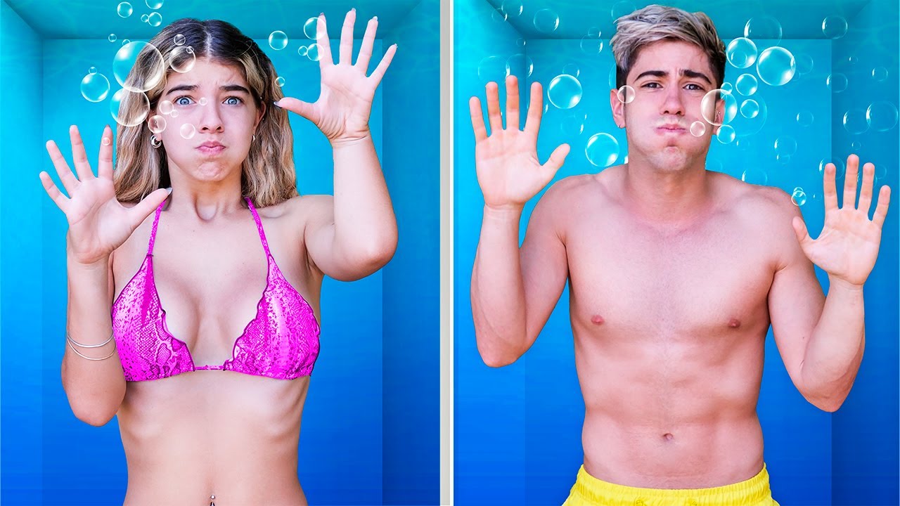 EL ULTIMO EN SALIR DE LA CAJA CON AGUA GANA $1000 !! - YouTube