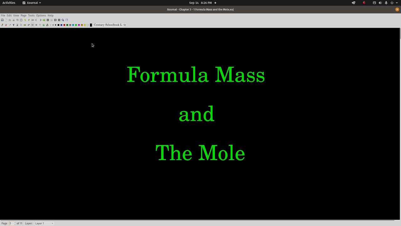 Chem 101 Chapter 3 Formula Mass and the Mole - YouTube